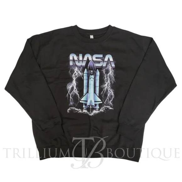 Zuni | Shirts | Zuni Sportswear Nasa Mens Lightning Strike Crew Neck ...